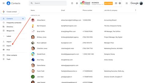 Export Contact Details When An Employee Leaves Tutorial