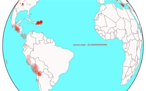 u s g s world earthquake map dissected 深度碎片 observable