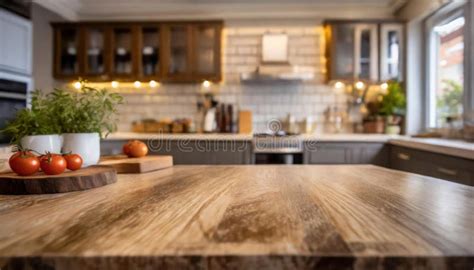 Kitchen Table Front View Wooden Table Stock Illustration Illustration Of Light Wood 308910612