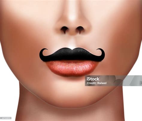 그림이 그려진 콧수염을 가진 아름다운 젊은 여성 파티 컨셉 가면 무도회에 대한 스톡 벡터 아트 및 기타 이미지 가면 무도회 개념 공 스포츠 장비 Istock