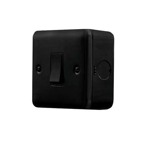 Scolmore Click Mcp025bk 10ax 1 Gang Matte Black Superlec Direct