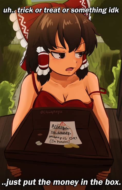 Hakurei Reimu Touhou Drawn By Cloudykeyz Danbooru