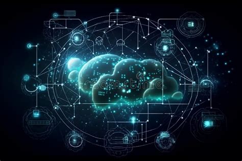 Cyber Security Concept Artificial Intelligence Generative Ai Stock