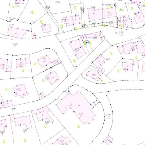 An Example Of The Land Plot Subdivision Surveying Plan As Part Of The Download Scientific