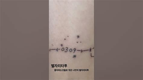 별자리타투넣고싶은 아이들만 넣어서 나만의 타투 만들기 Youtube
