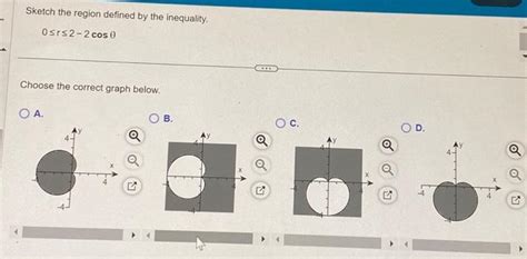 Solved Sketch The Region Defined By The Inequality