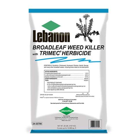 Granular Broadleaf Weed Killer For Lawns 181 Trimec Formula