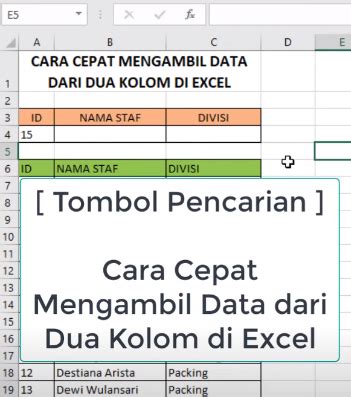 Cara Membuat Kolom Pencarian Menggunakan Fungsi XLookup Di Excel KETUTRARE