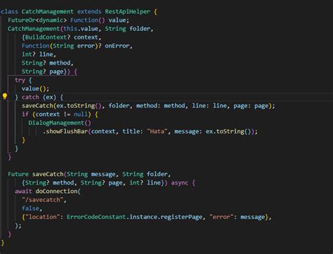 Custom Class Function Property Wrap Try Catch · Issue 98904 · Flutter