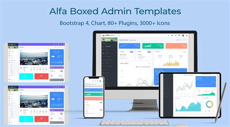 Bootstrap Dashboard Template With Admin Dashboard Ui Kit Alfa Boxed