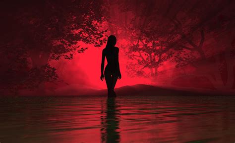 Girl In Red Wallpapers Wallpaper Cave