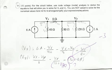 Solved For The Circuit Below Use Node Voltage Nodal Chegg