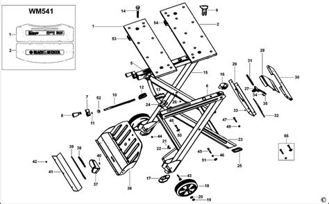 Diagram Of Black And Decker Workmate Parts