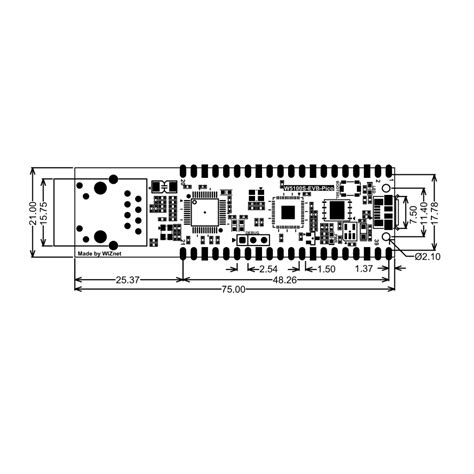 Digicontrole W5100S EVB Pico Raspberry Pi Pico Arduino Raspberry