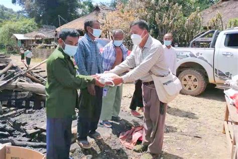 မိုင်းယောင်းမြို့နယ် လွယ်ဝမ်ကောင်းကျေးရွာ မီးဘေးသင့်အိမ်ထောင်များအား ထောက်ပံ့ Information And