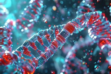 3d Dna Helix Structure Illuminated Stock Illustration Illustration Of Blue Biochemical 315493411