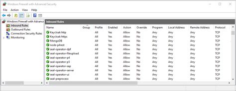 Firewall Inbound Rules Seal Operator
