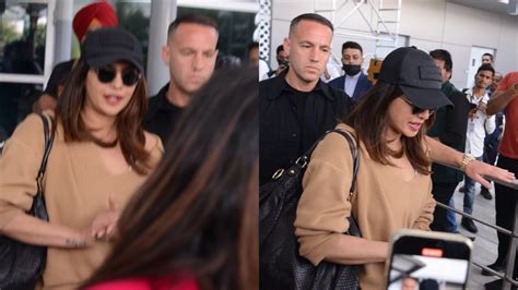 Priyanka Chopra Lands In Delhi Sans Nick Jonas For Parineeti Chopra And