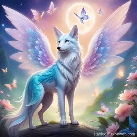 Fairy Like Winged Animals Stable Diffusion Online