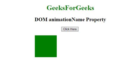 Html Dom Style Animationname 属性 码农参考