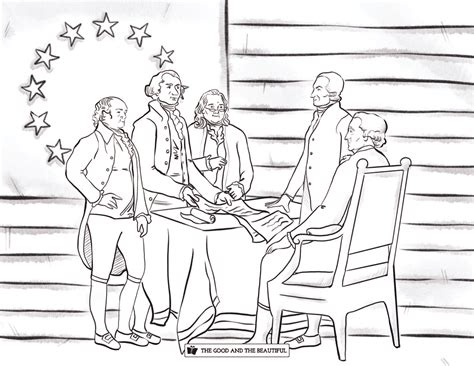 4th Of July Coloring Pages The Good And The Beautiful