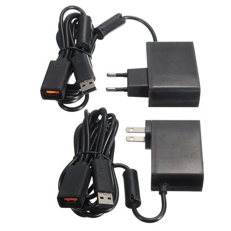 2 3m Usb Ac Adapter Power Supply Cable For Xbox 360 Kinect Sensor Eu Us Plug