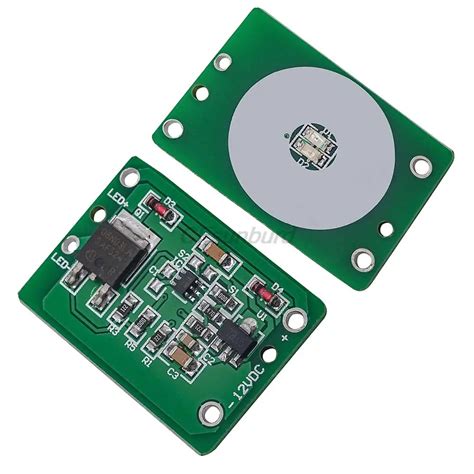 12v Capacitive Touch Switch Sensor Module Push Button Touching Key Module Jog Latch With Relay