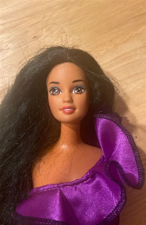 Pretty Dark Haired Barbie On Mercari Barbie Hair Dark Hair Curvy Barbie