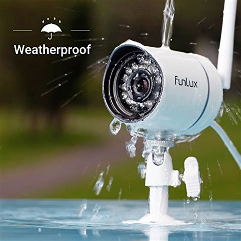Funlux 720p Hd Outdoor Wireless Home Security Camera Surveillance Video Cameras System 4 Pack