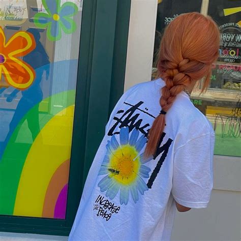 스투시 반팔 룩 연예인 패션 남자 여자 여름 반팔티 코디 추천 스트릿 브랜드 네이버 블로그