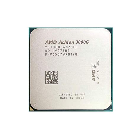 Процессор AMD Athlon 3000G 3.5GHz/4MB – фото, отзывы, характеристики в ...