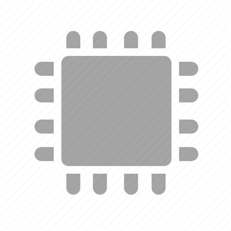 Chip Core Cpu Electronics Semiconductor Icon