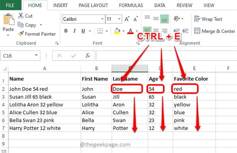 Cómo Enfocar Los Datos En Función De Los Patrones Que Usan Flash En Excel Ilinuxgeek