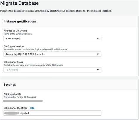 Rds Snapshot Migration Migrating Your Databases To Amazon Aurora