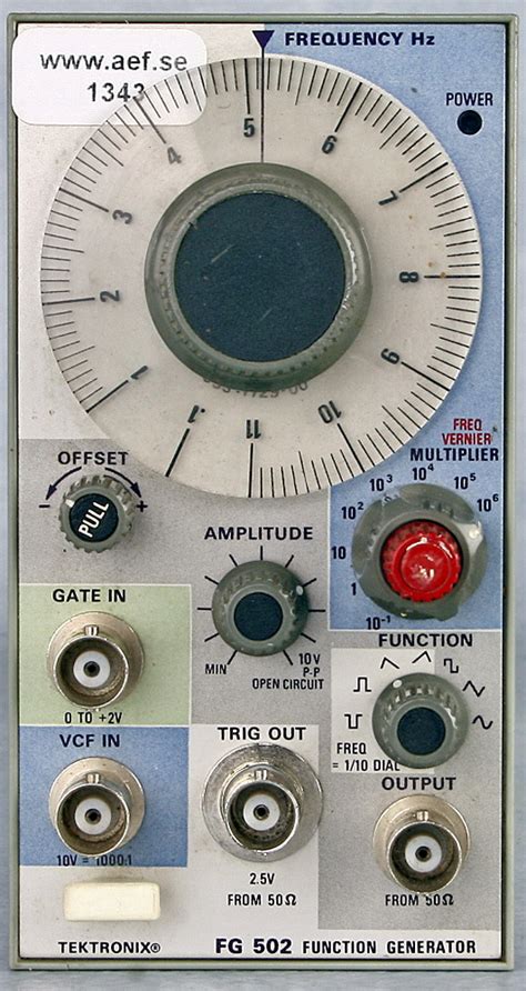 Aef Electronic Test Instrument Museum Tektronix Instruments