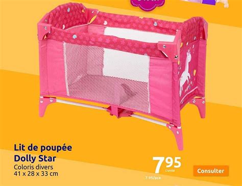 Promo Lit De Poupée Dolly Star Chez Action Icataloguefr