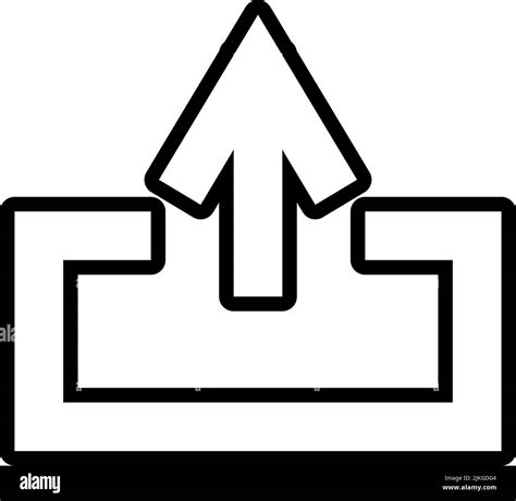 File Upload Icon Black Vector Illustration Stock Vector Image Art Alamy