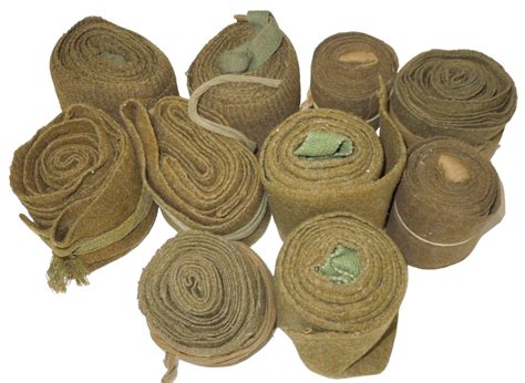 Lot 10 Wwi Us Army Uniform Puttees And Wraps Auction