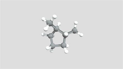 Stereochemistry Trans 1 2 Dimethylcyclopentane Download Free 3d Model By Imu University