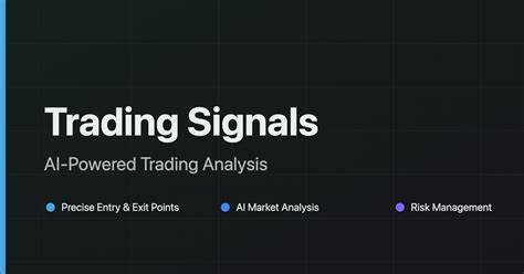 Ai Trading Signals Machine Learning Powered Market Analysis Trading Signals
