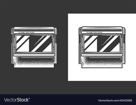 Game Cartridge From 8 Bit Console Royalty Free Vector Image