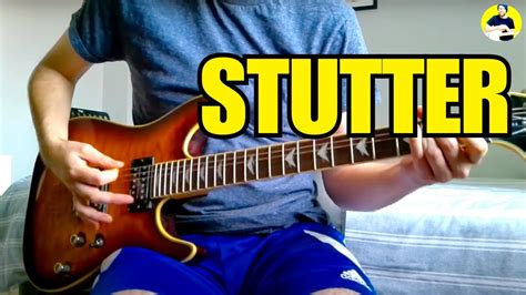 Elastica Stutter Guitar Cover Youtube