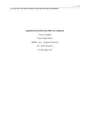 Applying Rational Functions Mid Unit Assignment 1 Pdf P Age 1 Running Head APPLYING