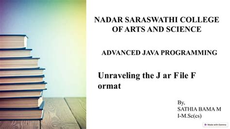 Unraveling The Jar File Format In Advanced Java Programming Ppt