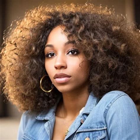 Light Skinned Girl With Curly Hair