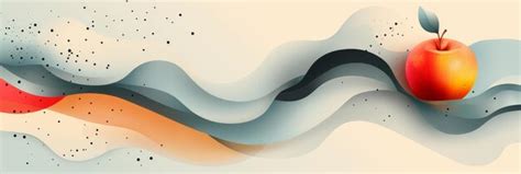 Abstract Apple Background Premium Ai Generated Image