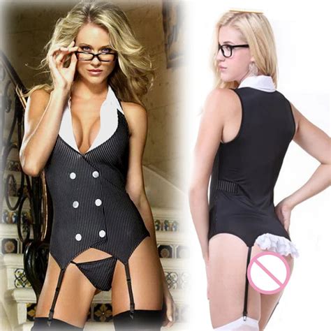 Cosplay Secretary Office Lady Ol Uniform Clubwear Dress Costume Sexy