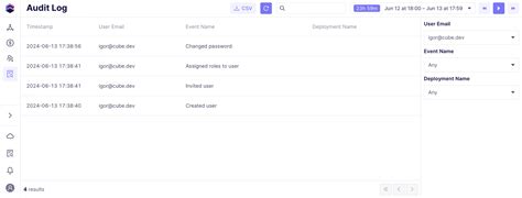 Audit Log Cube Docs