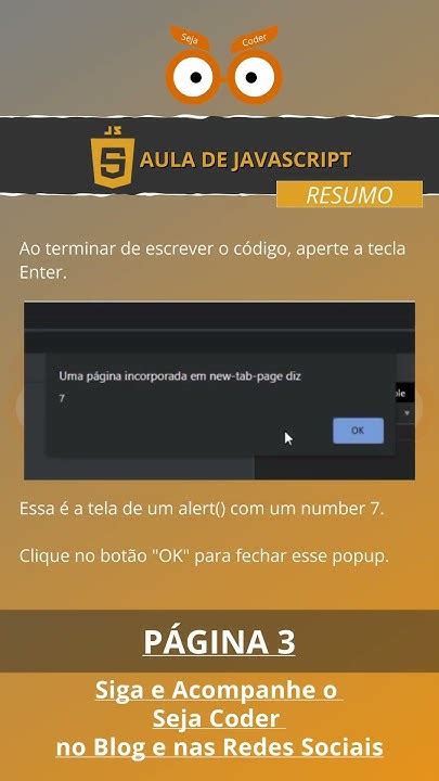 javascript como usar o alert com dado do tipo number seja coder shorts youtube