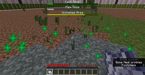 The War Between Cave Moss And Pale Moss Minecraft Map